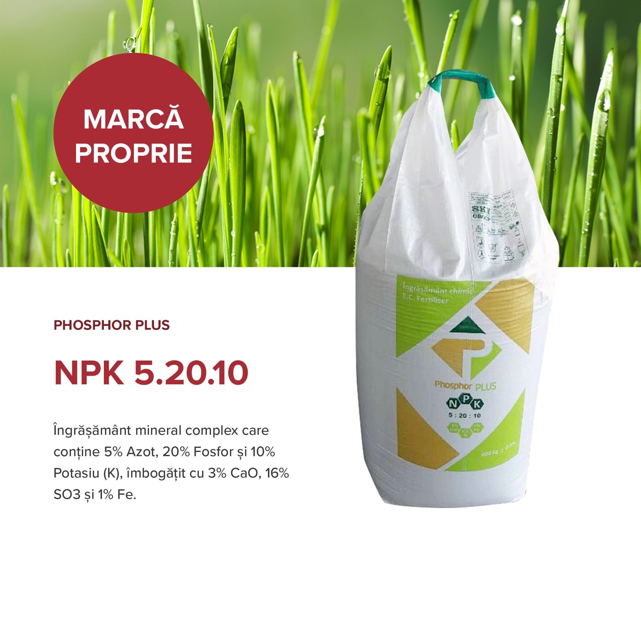Ingrasamant mineral complex NPK 5:20:10 | Agro