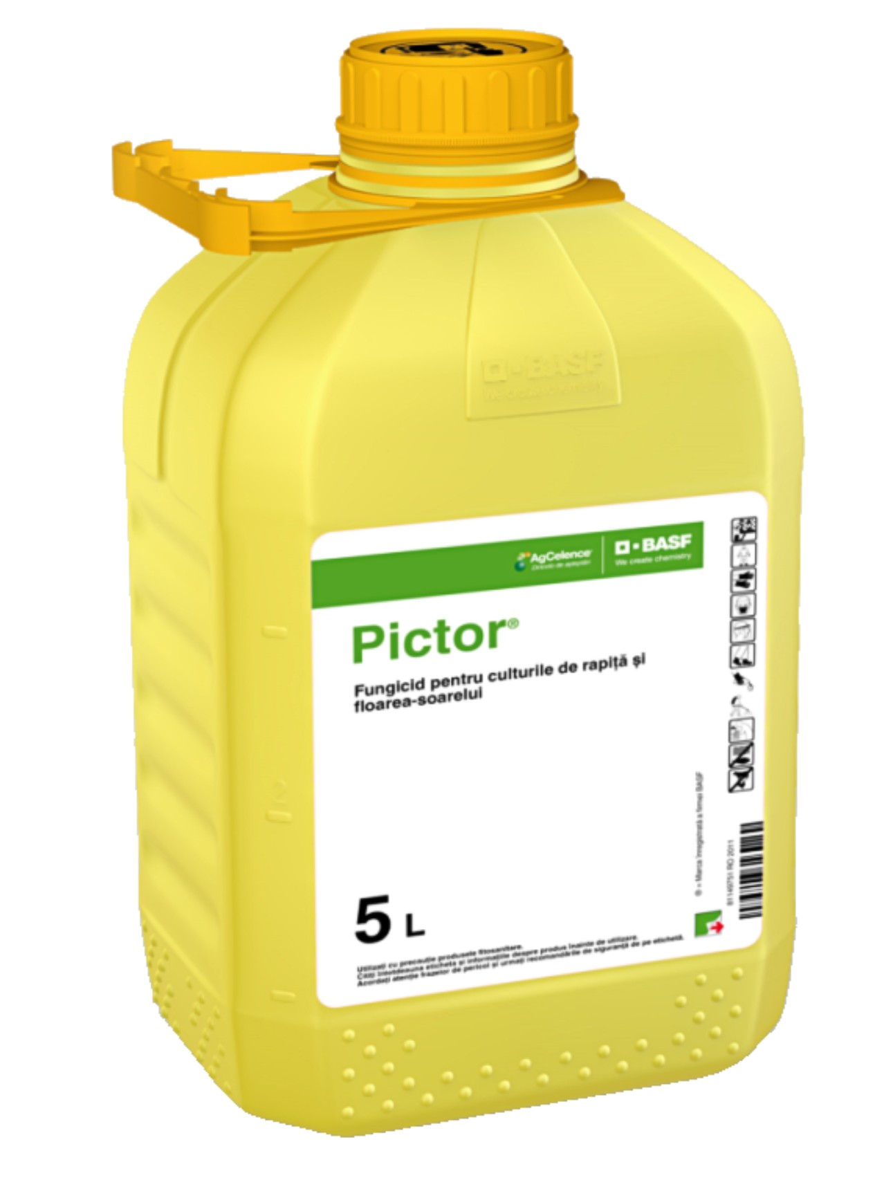 Fungicid PICTOR - 5 Litri, BASF, Sistemic, Floarea Soarelui, Putregaiul ...