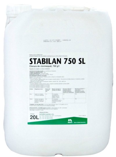 Regulator de crestere STABILAN 750 SL - 20 Litri, Nufarm, Cereale, Rapita de toamna, Secara ...