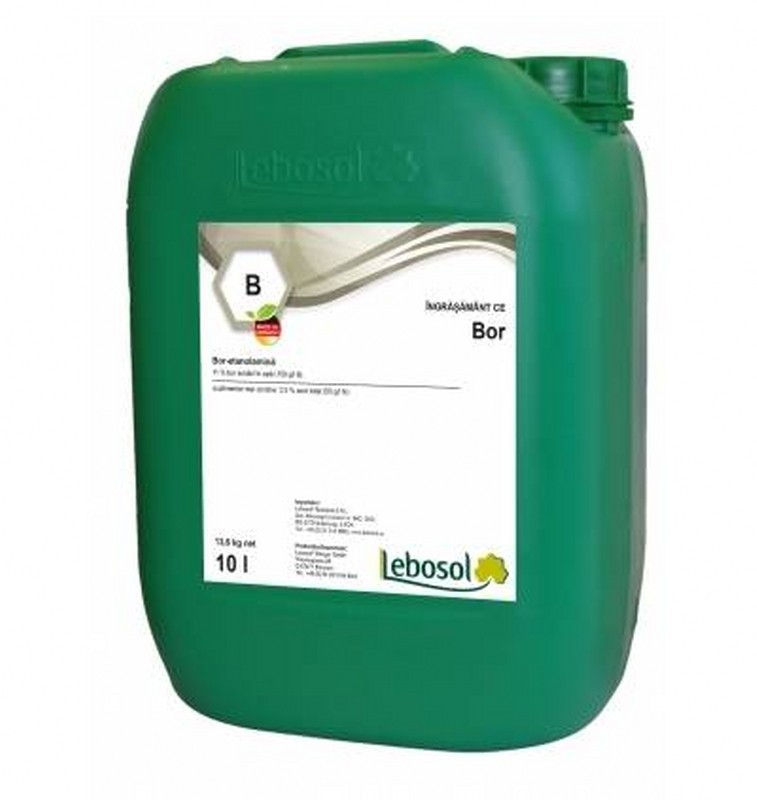 Ingrasamant Foliar Bio BOR - 10 Litri, Lebosol | Agro